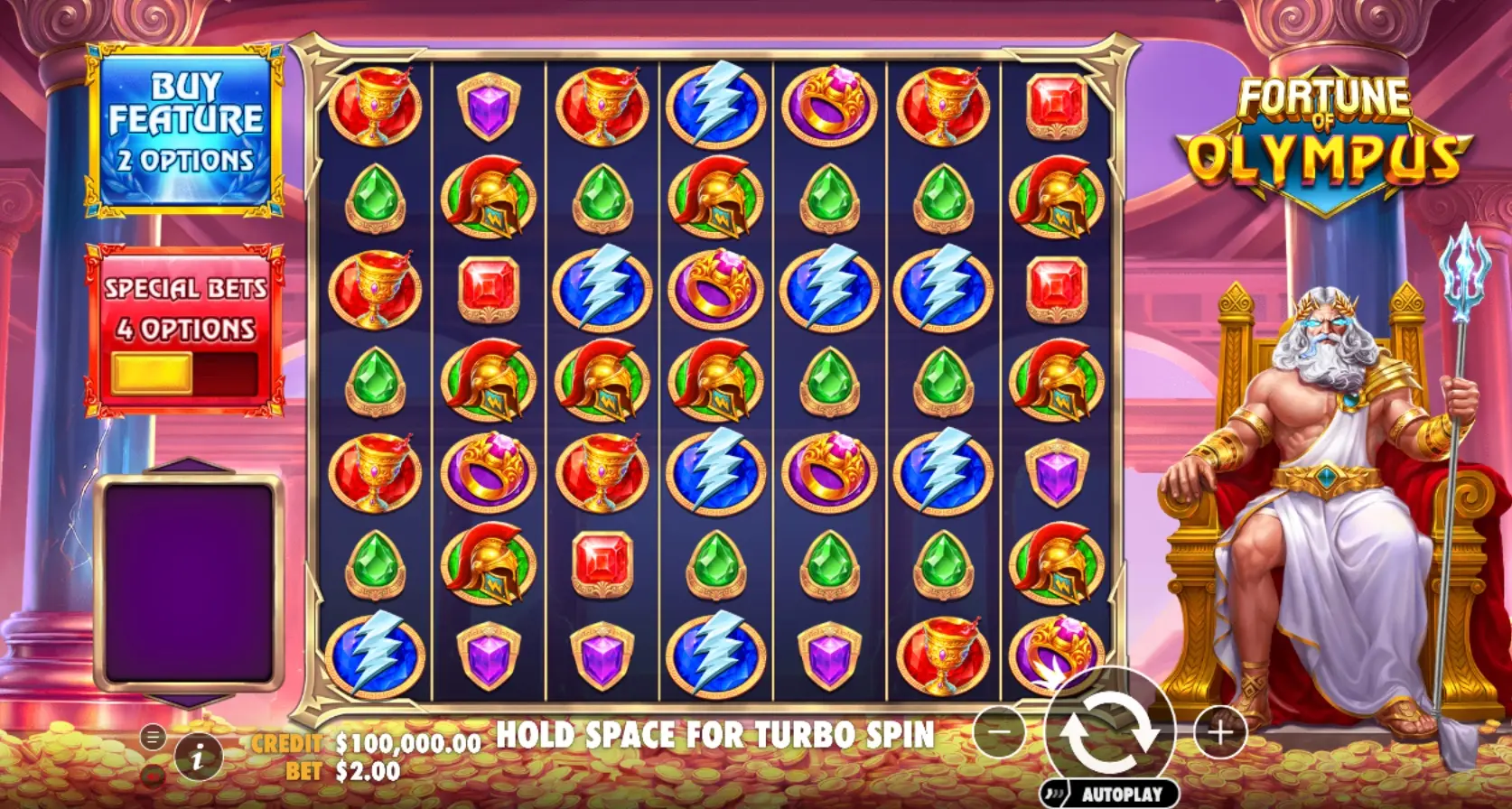 Fortune of Olympus Demo Slot by Pragmatic Play, Free Play Online